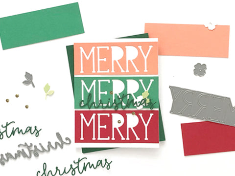 MAKE IT: MERRY, MERRY, MERRY CARD - Concord & 9th