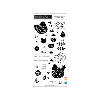Chicken Chatter Stamp Set - Concord & 9th