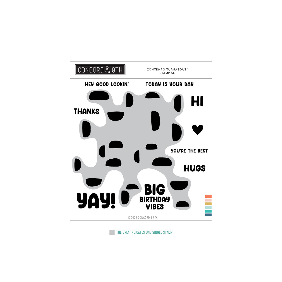 Contempo Turnabout™ Stamp Set