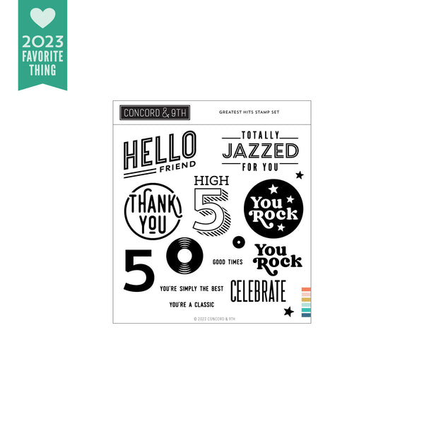 Greatest Hits Stamp Set - Concord & 9th
