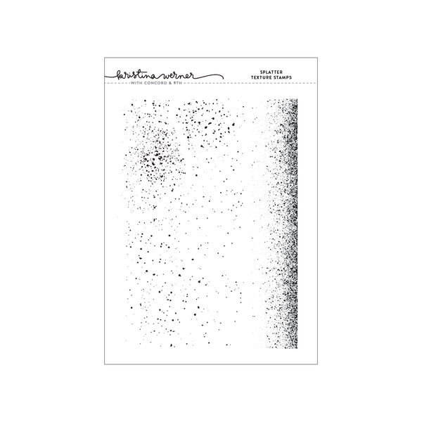 Splatter Texture Stamp Set - Concord & 9th
