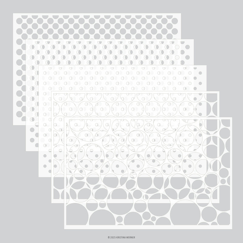 Dots on Dots Stencil Pack