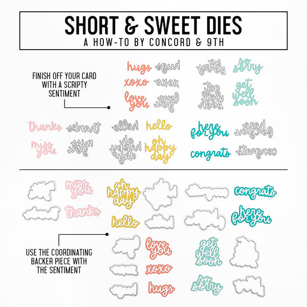 Short & Sweet Dies - Concord & 9th