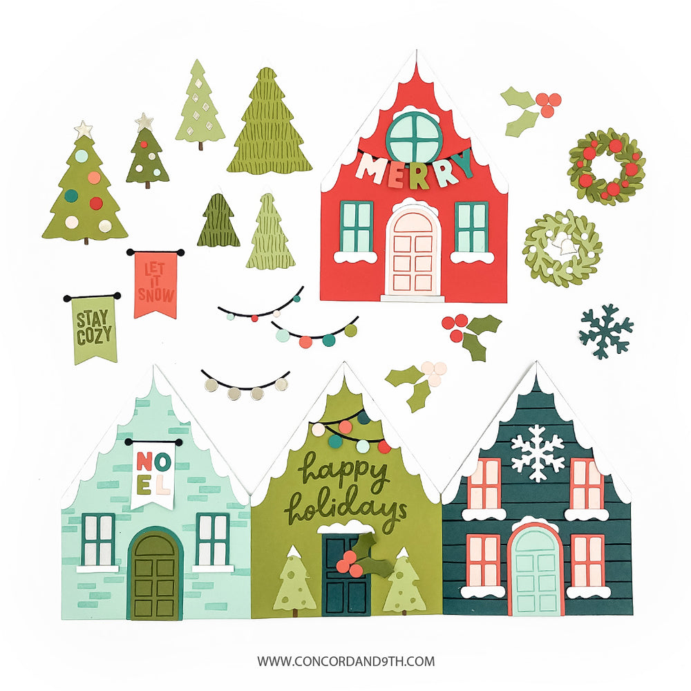 Yuletide Lane Stamp Set