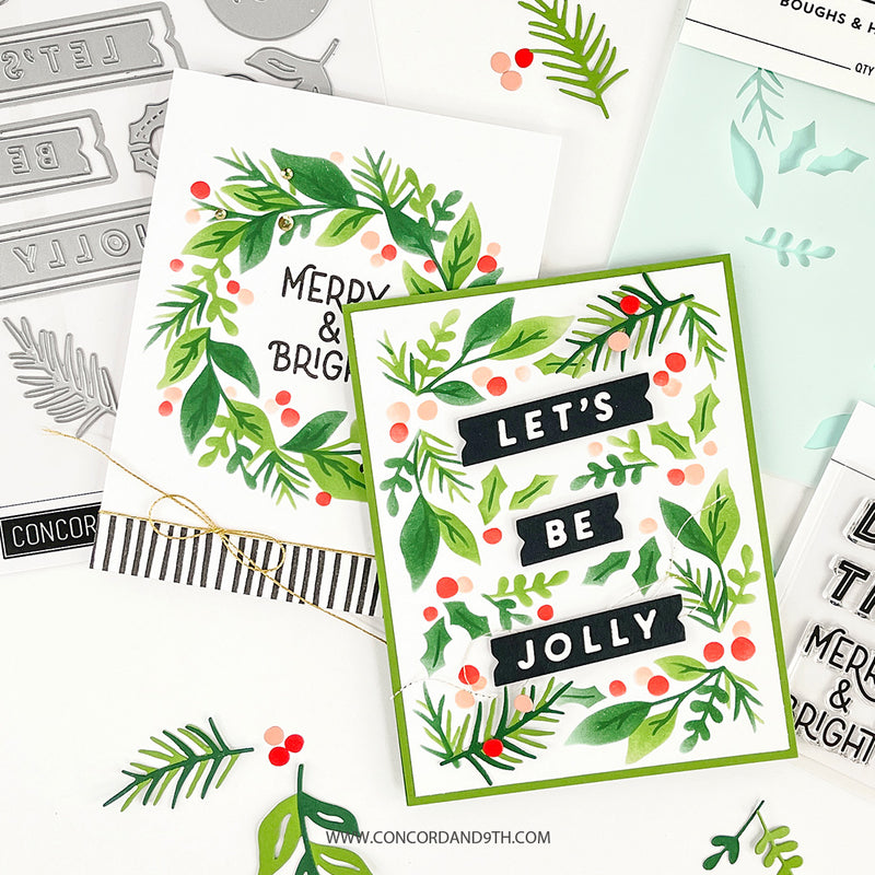 Boughs & Holly Bundle - Concord & 9th