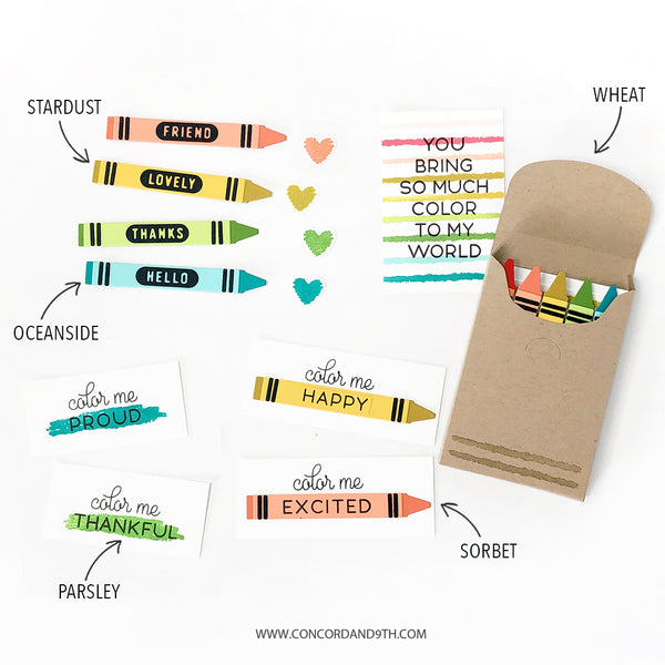 Color Me Happy Stamp Set - Concord & 9th