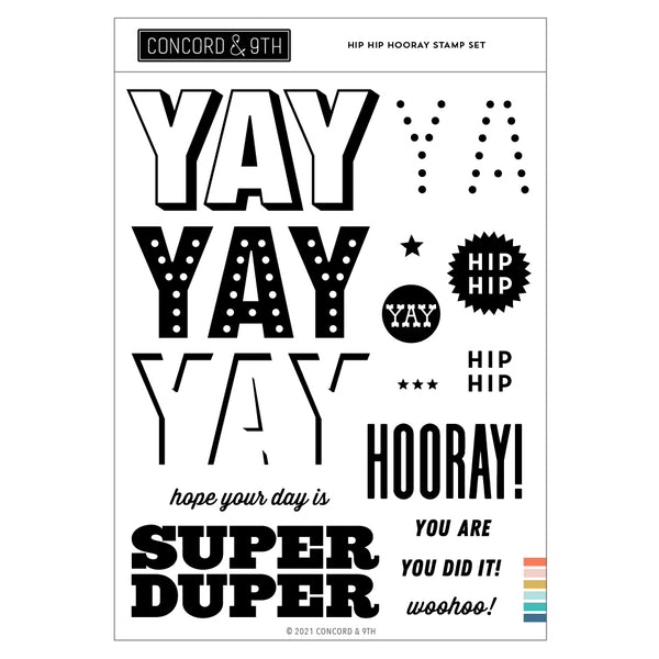 Hip Hip Hooray Stamp Set
