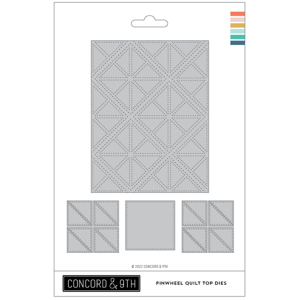 Pinwheel Quilt Top Dies - Concord & 9th