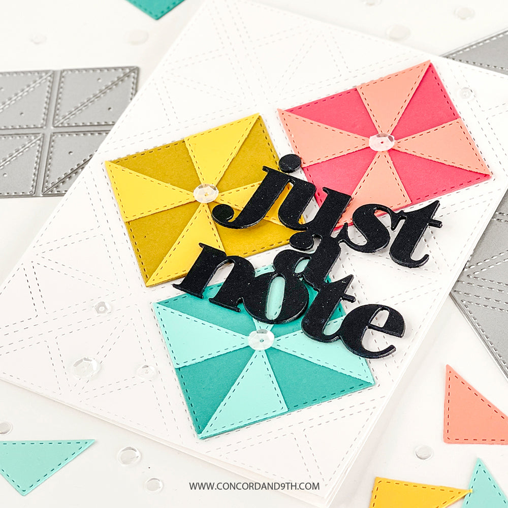 Pinwheel Quilt Top Dies